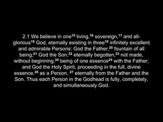 The Trinity, One God as Three Persons | PPTX