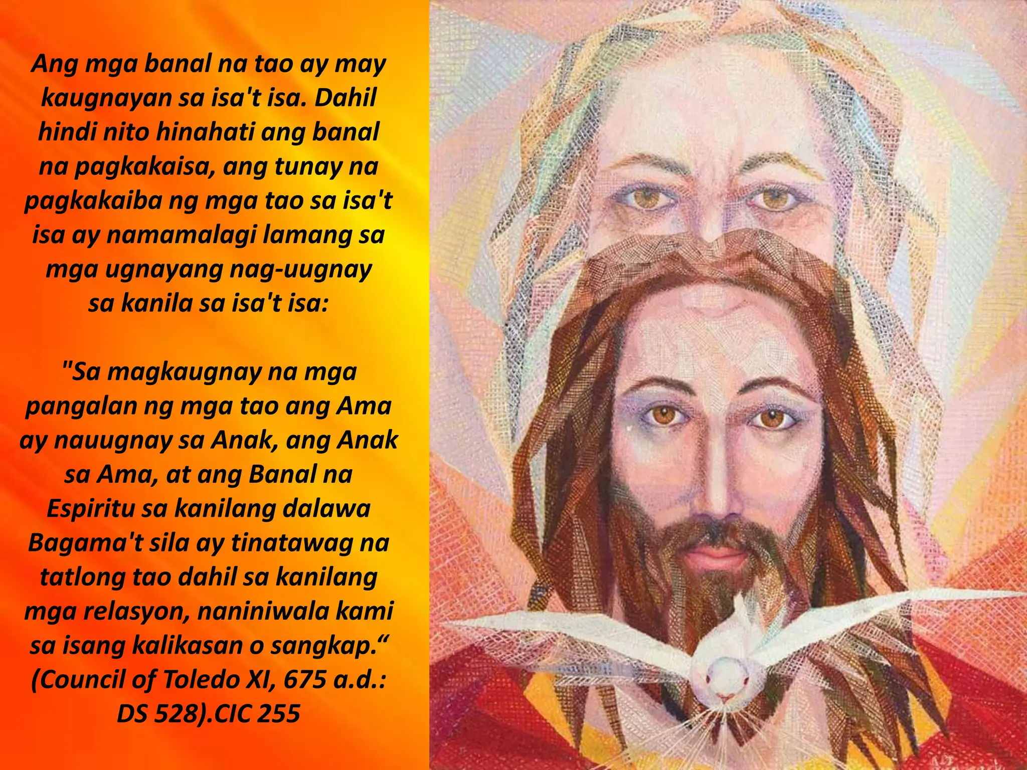 Trinity - one God, three persons (Filippino- Tagalo).pptx