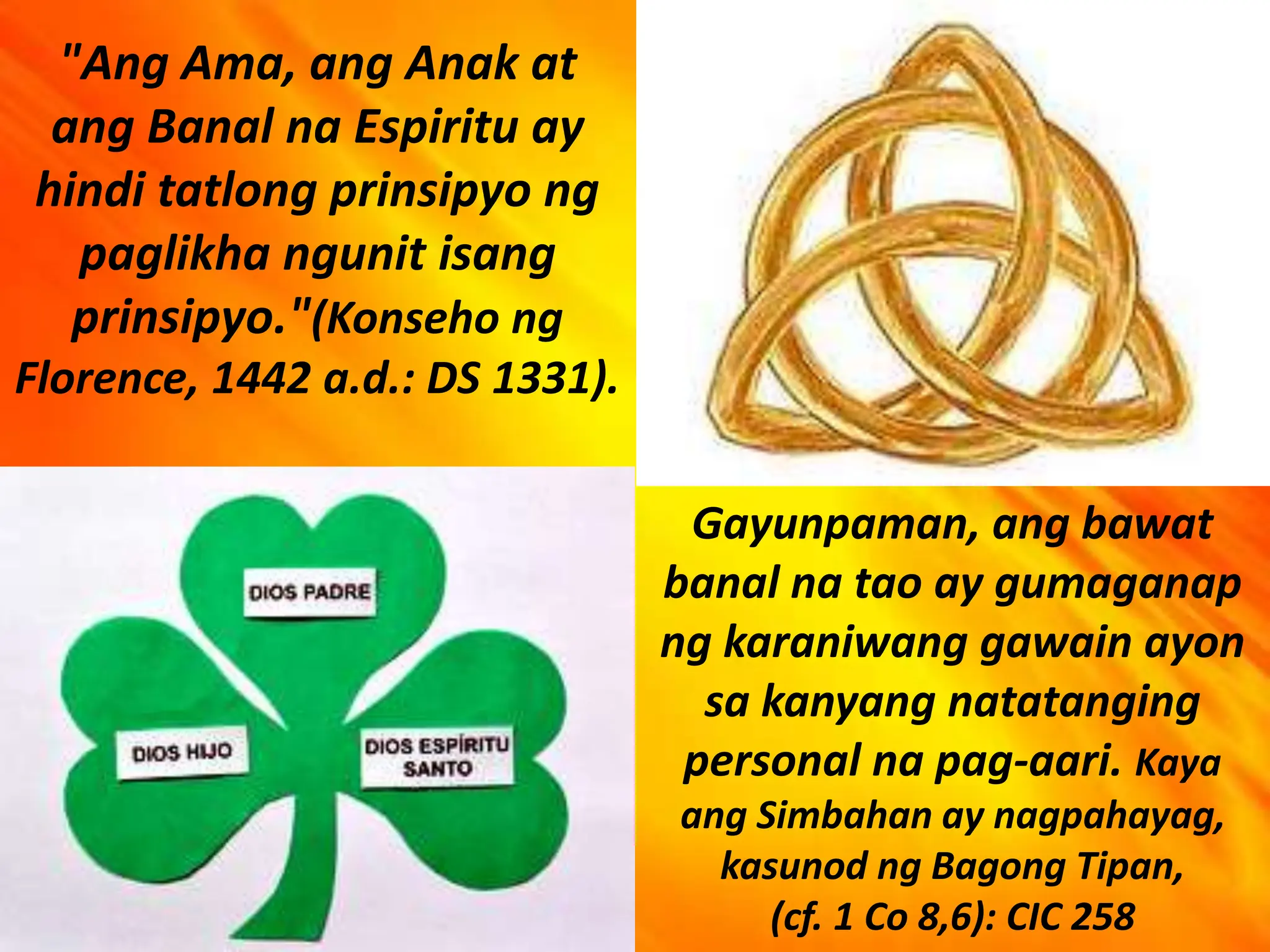 Trinity - one God, three persons (Filippino- Tagalo).pptx