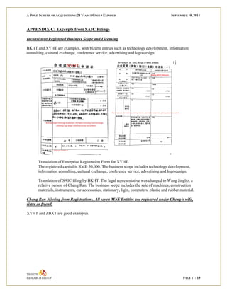 Trinity 21Vianet Appendix | PDF