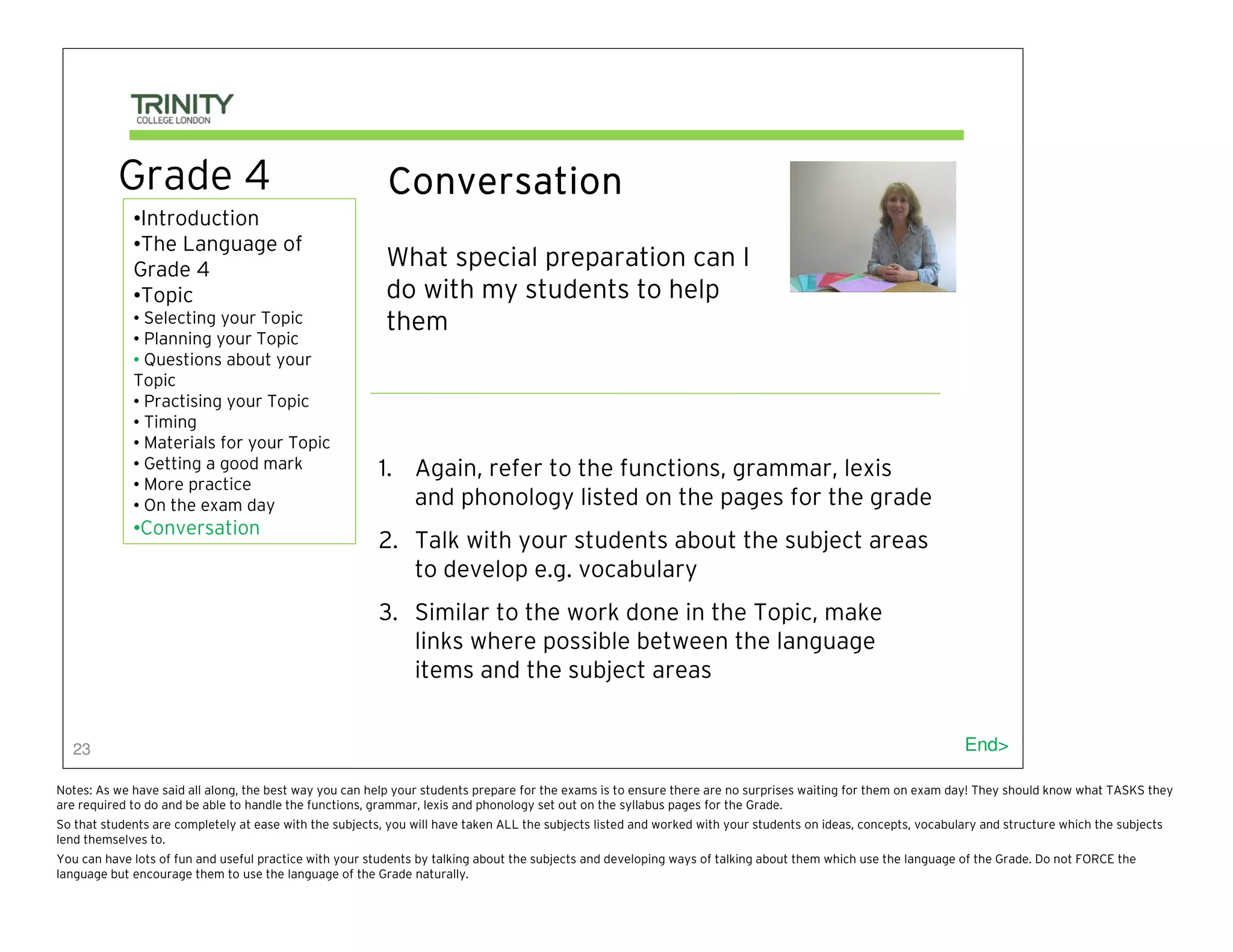 GRADE 4 TRINITY | PDF