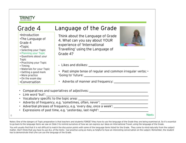 GRADE 4 TRINITY | PDF