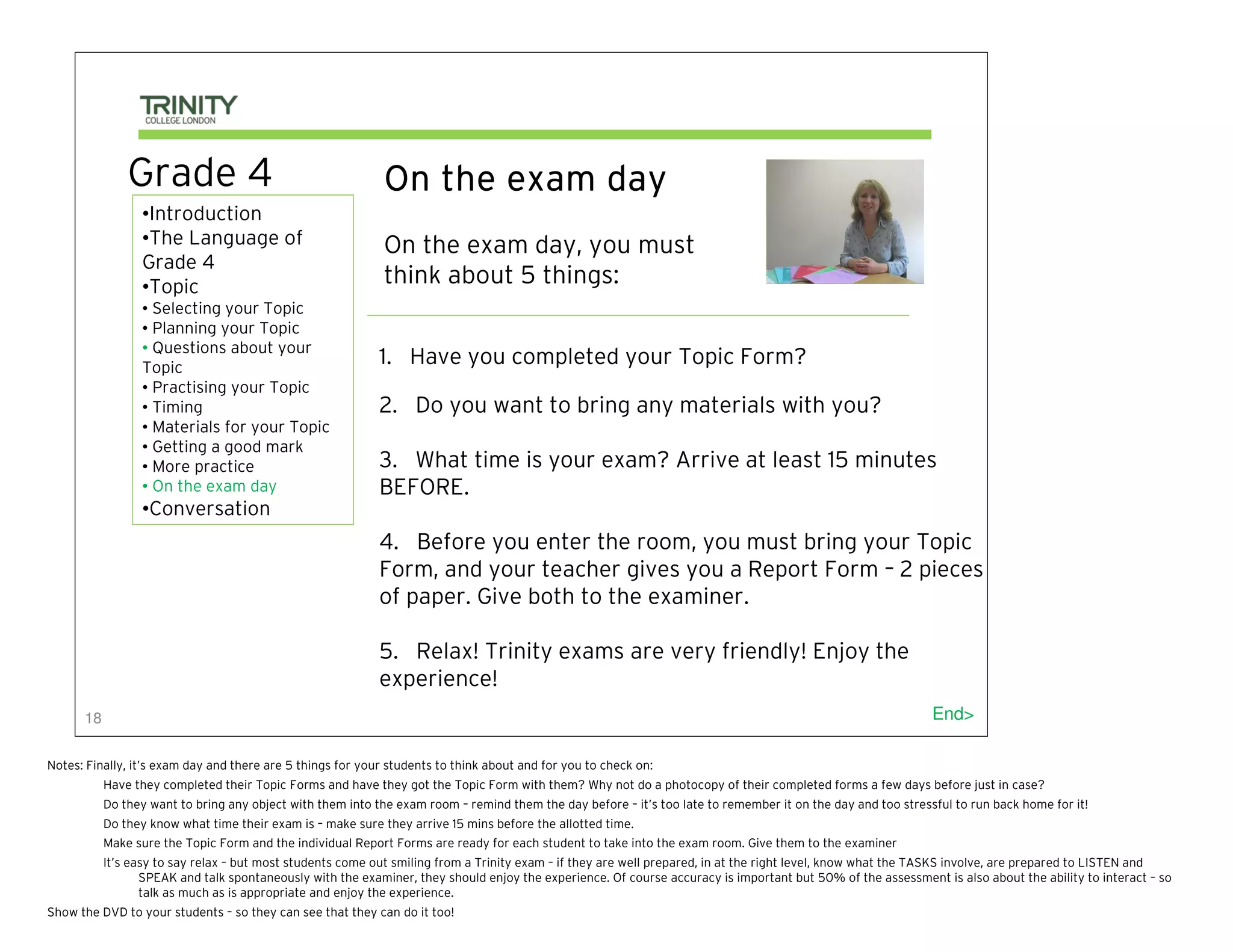 Trinitygrade4example explanation | PDF