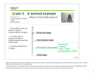 Trinitygrade4example explanation | PDF | Educational Assessment | Education