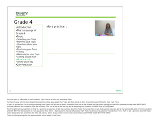 Trinitygrade4example explanation | PDF