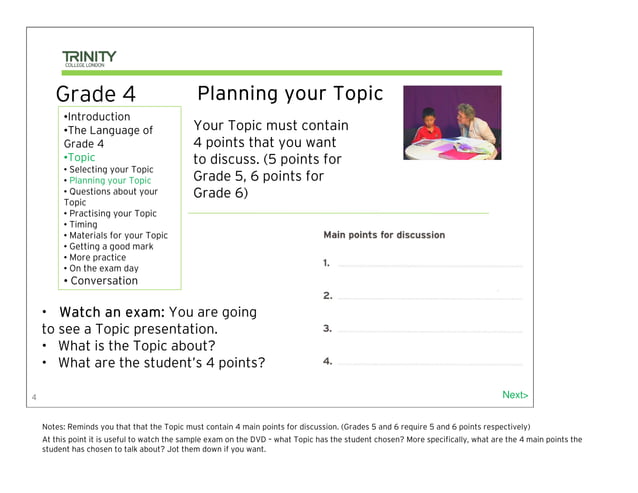 Trinitygrade4example explanation | PDF | Educational Assessment | Education