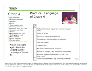 Trinitygrade4example explanation | PDF