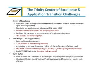 Update on Trinity System Procurement and Plans | PDF | Operating ...