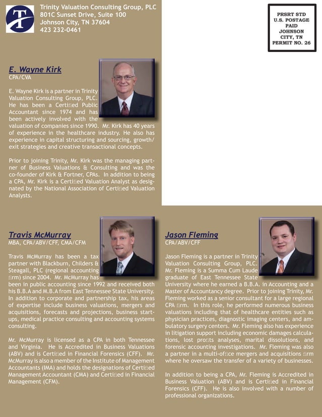 Trinity Introductory Newsletter | PDF