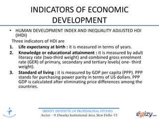 INDIAN ECONOMY- ECONOMIC GROWTH | PPTX