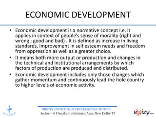 INDIAN ECONOMY- ECONOMIC GROWTH | PPT