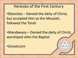 Trinity Presentation 1st Century | PPTX