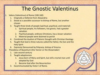 Trinity Presentation 2nd Century | PPTX