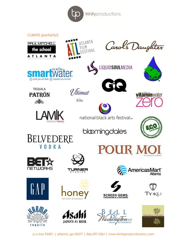 trinity productions | PDF