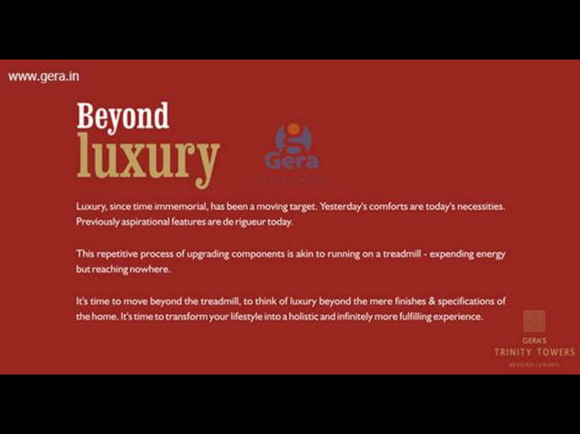 Gera's Trinity Towers | PPTX