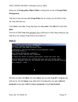Triển khai phần mềm trên domain | PDF