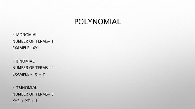 Trinomials.pptxufkuxjydgsiy feludyuxjjidu | PPT
