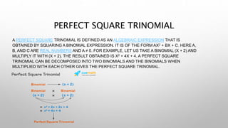 Trinomials.pptxufkuxjydgsiy feludyuxjjidu | PPT