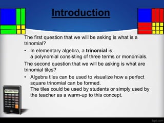 Trinominals | PPT