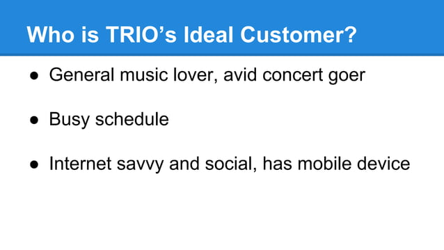 Trio customer presentation | PPTX