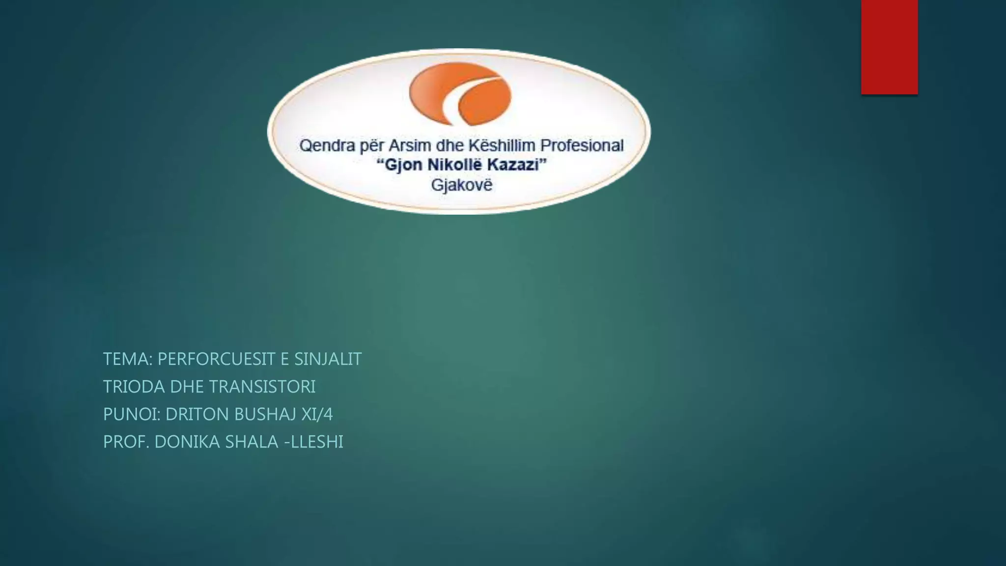 Trioda Driton B | PPT