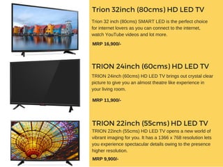 TRION LED TV's | PDF