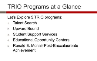Trio sss orientation | PPTX