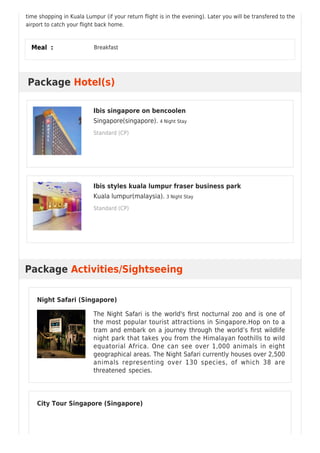 Singapore Holiday Package for 2 Nights 3 Days | PDF