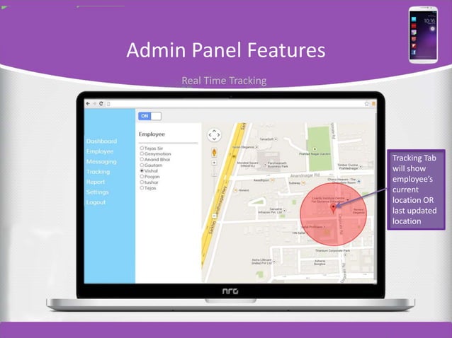 Employee Location Tracker | PPTX