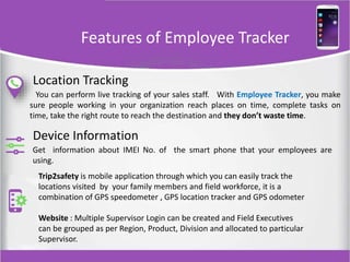 Location based employee tracker | PPTX
