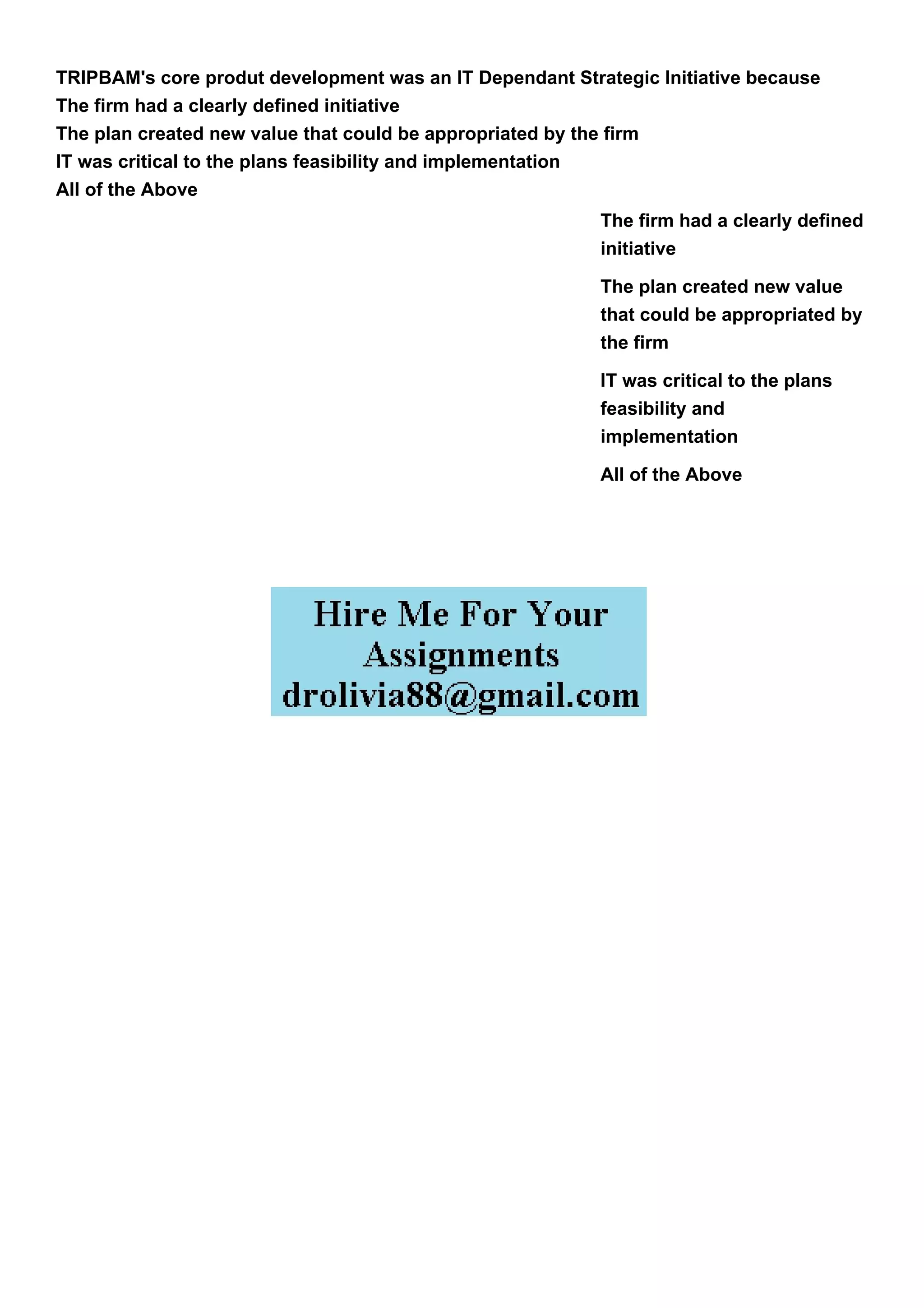 TRIPBAMs core produt development was an IT Dependant Strate.pdf