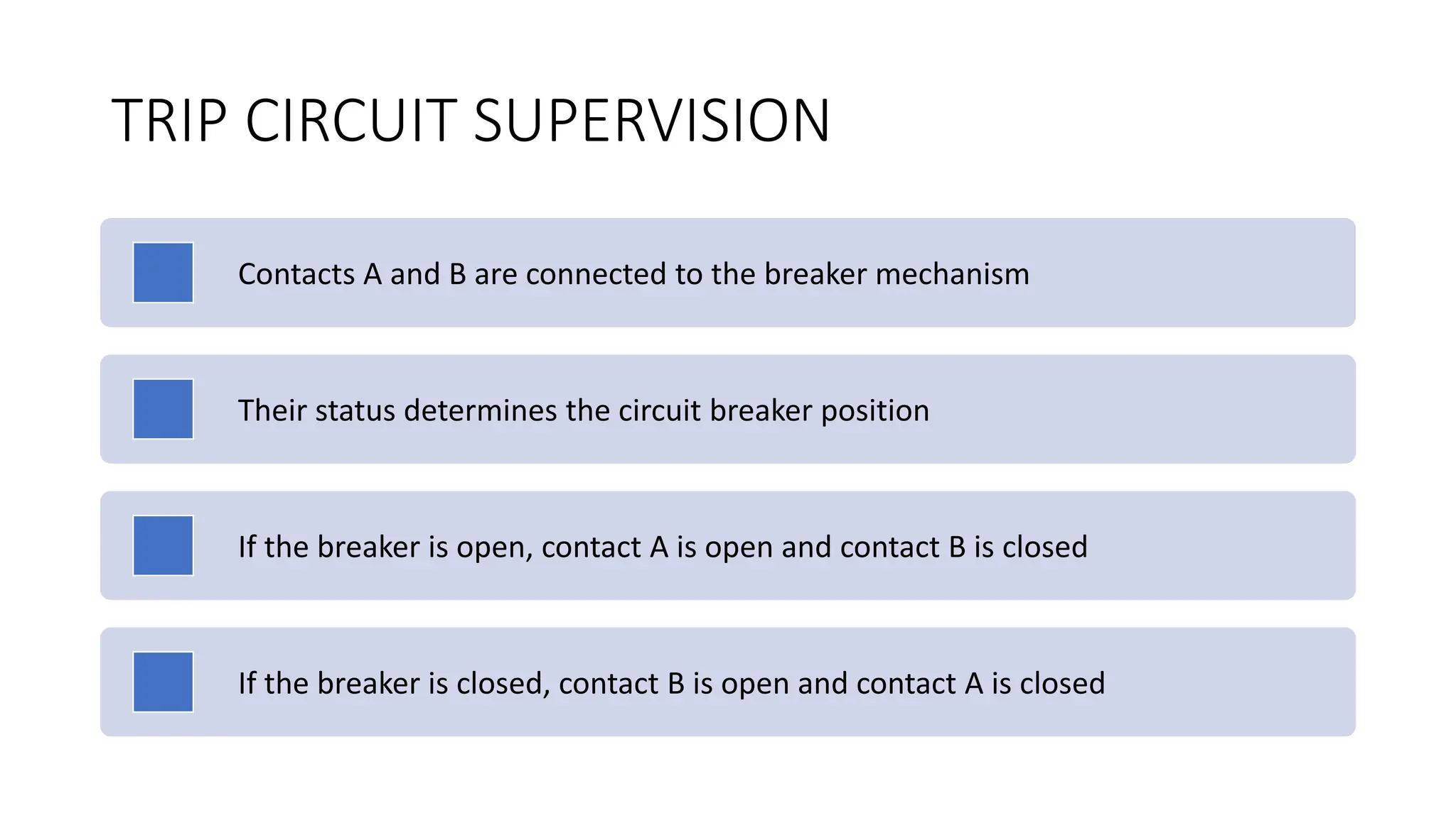 Trip Circuit Supervision In A 35kv Substation | PPT