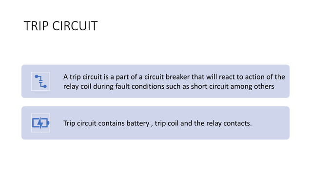 Trip Circuit Supervision In A 35kv Substation | PPT
