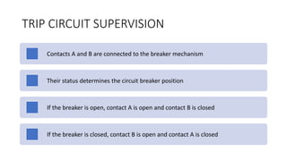 Trip Circuit Supervision In A 35kv Substation | PPTX