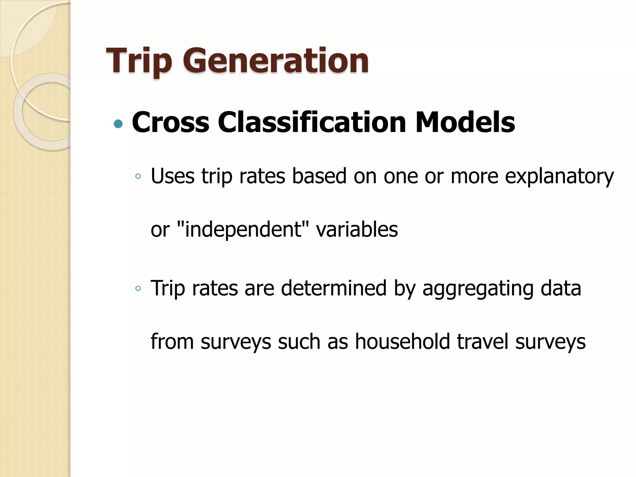 Trip generation | PPTX