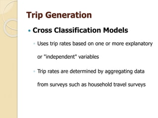 Trip generation | PPTX