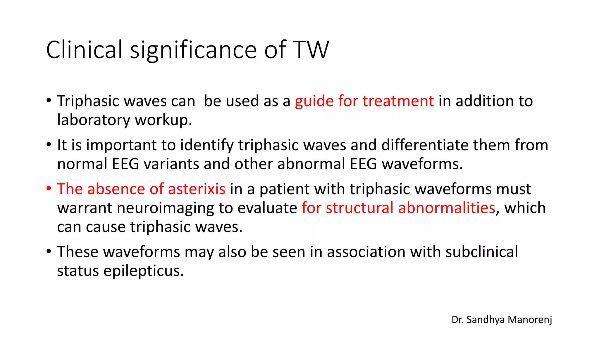 Triphasic Waves In Eeg Ppt