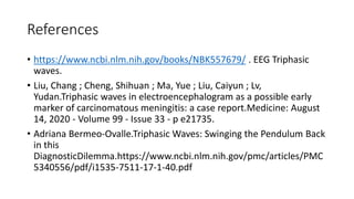 Triphasic waves in EEG | PPTX