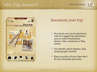 Trip Journal showcase | PPT