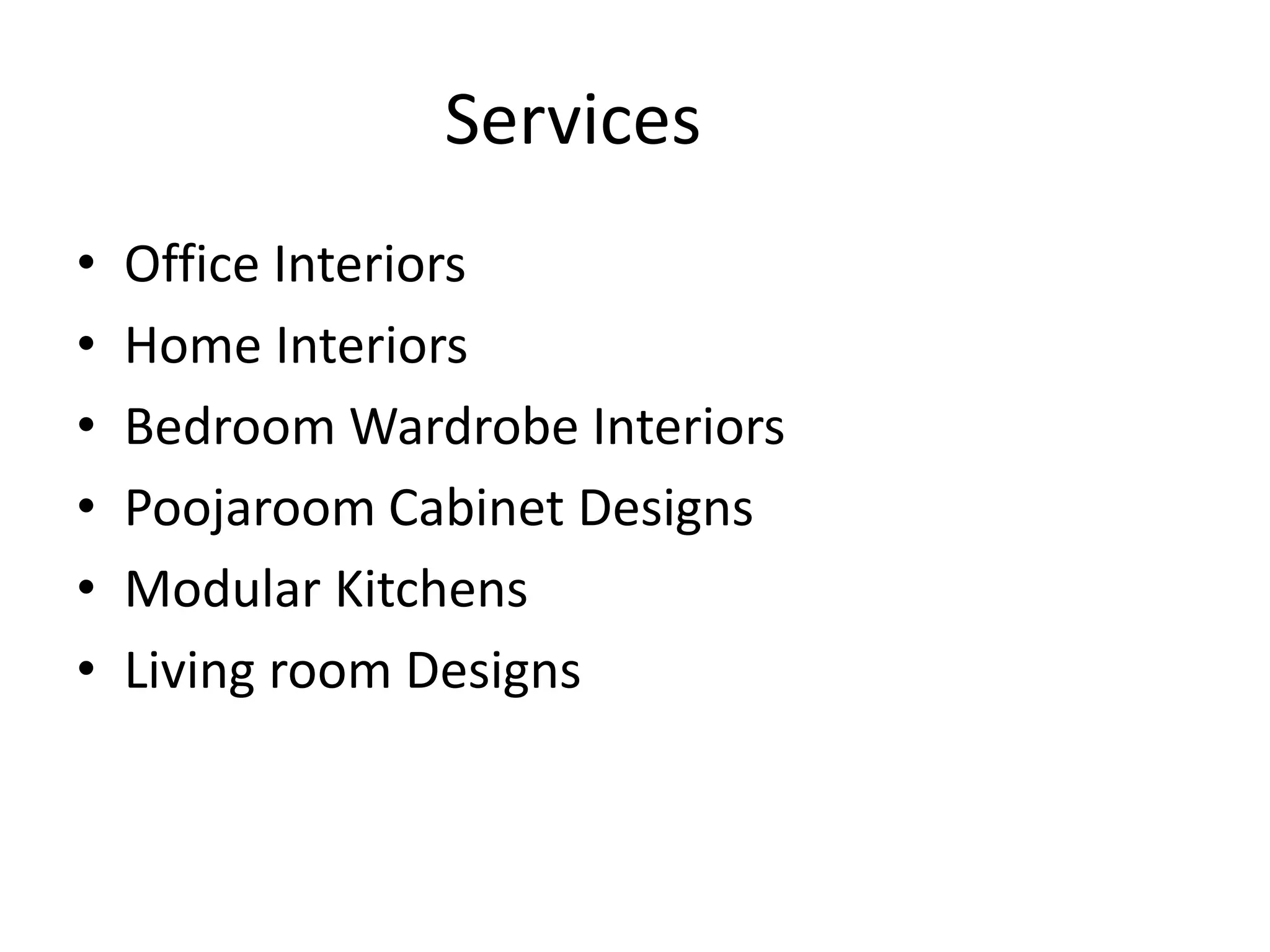 Interior Designing | Modular Kitchens | Office Interiors | Triple D Engineering | PPTX