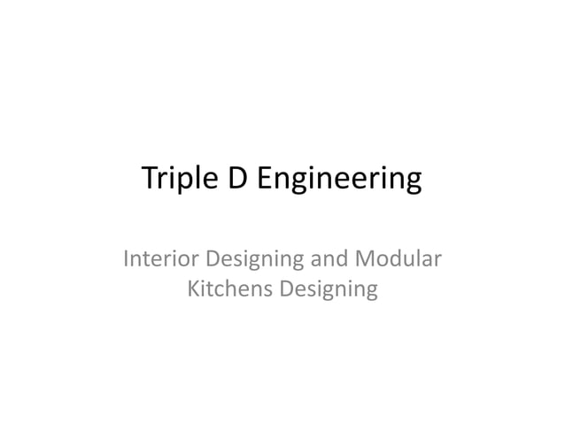 Interior Designing | Modular Kitchens | Office Interiors | Triple D ...