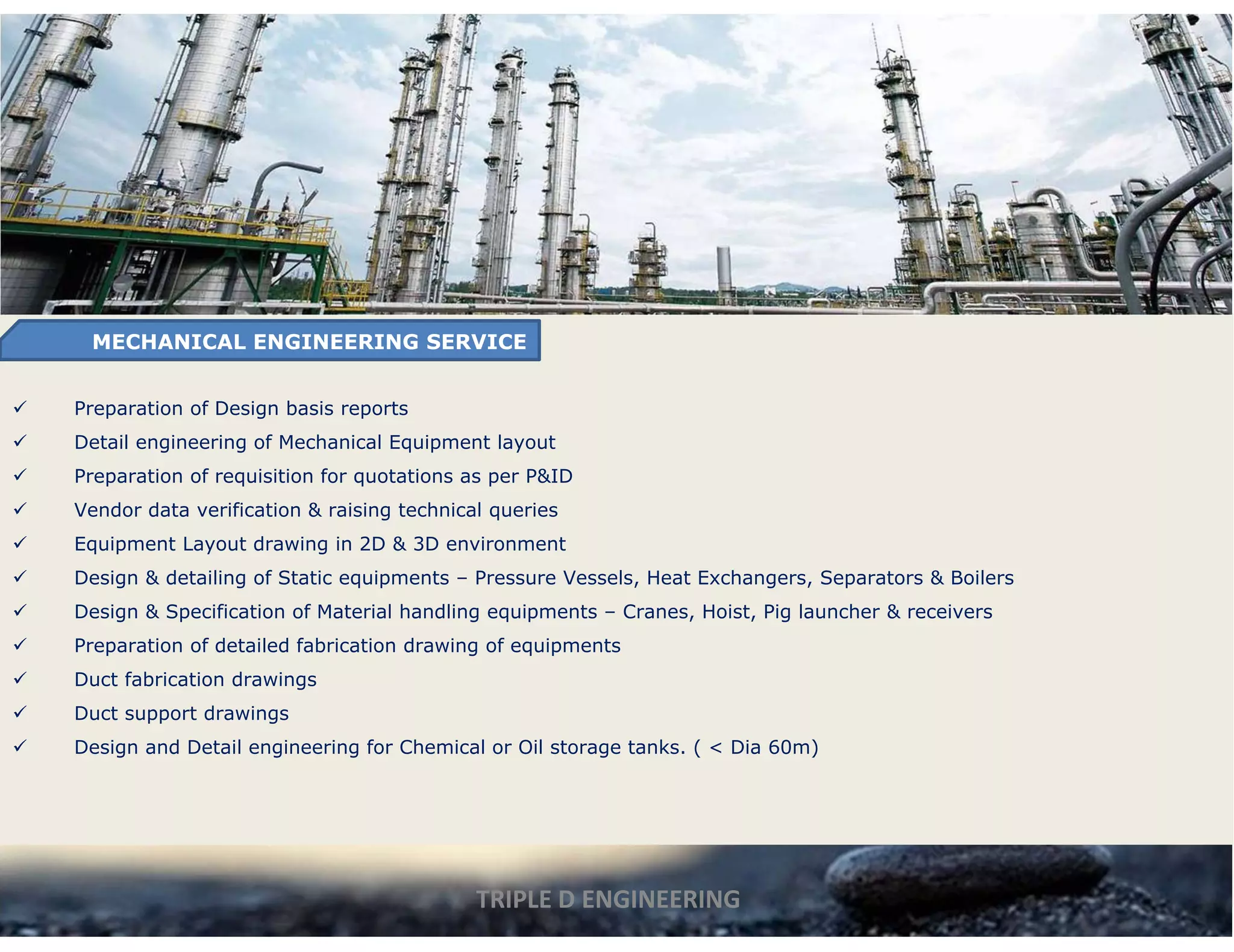 Triple d engineering brochure | PPT