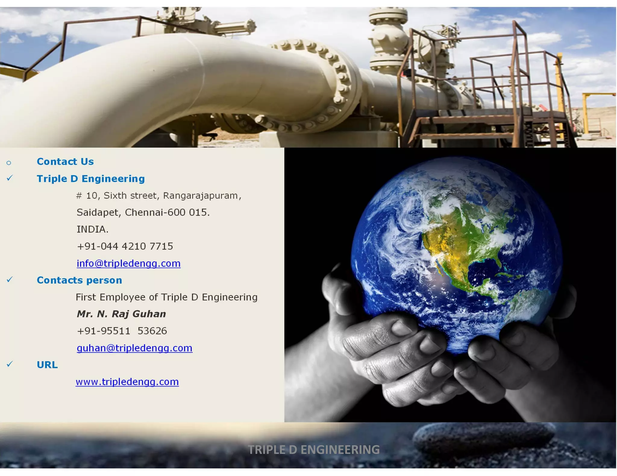 Triple d engineering brochure | PPT