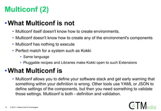 Triple E class DevOps with Hudson, Maven, Kokki/Multiconf and PyDev | PPT