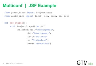 Triple E class DevOps with Hudson, Maven, Kokki/Multiconf and PyDev | PPT