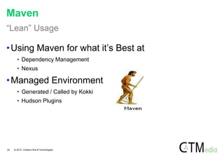 Triple E class DevOps with Hudson, Maven, Kokki/Multiconf and PyDev | PPT