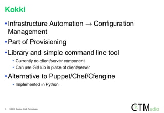 Triple E class DevOps with Hudson, Maven, Kokki/Multiconf and PyDev | PPT