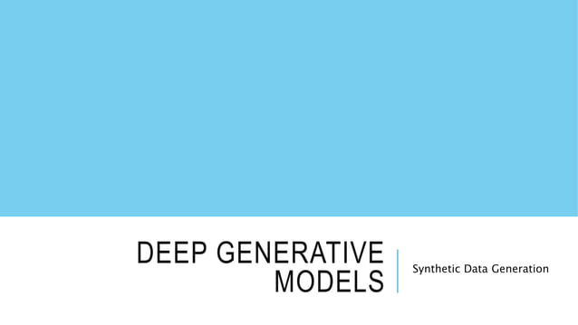Synthetic Image Data Generation using GAN &Triple GAN.pptx