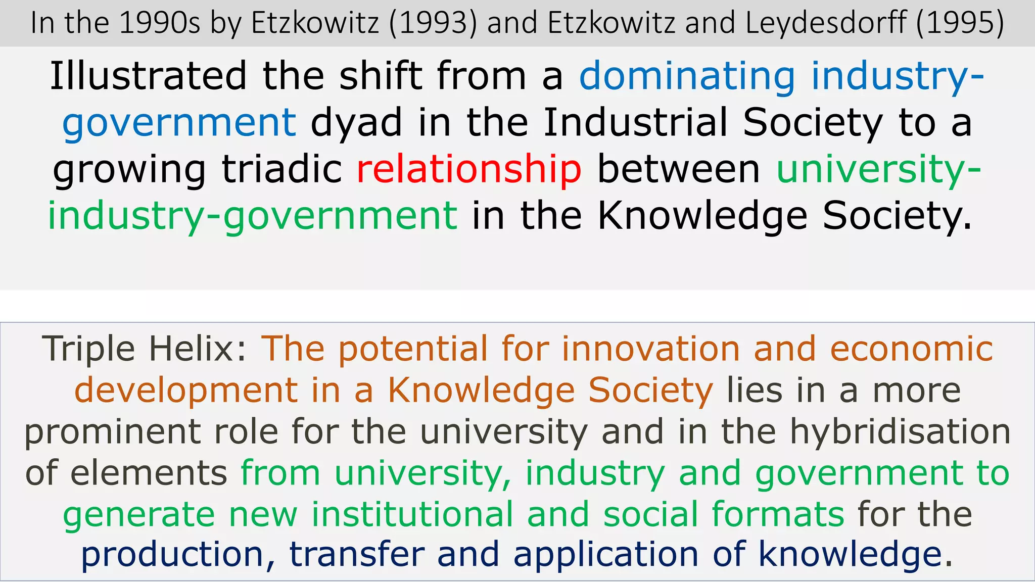 Triple Helix concept | PPTX