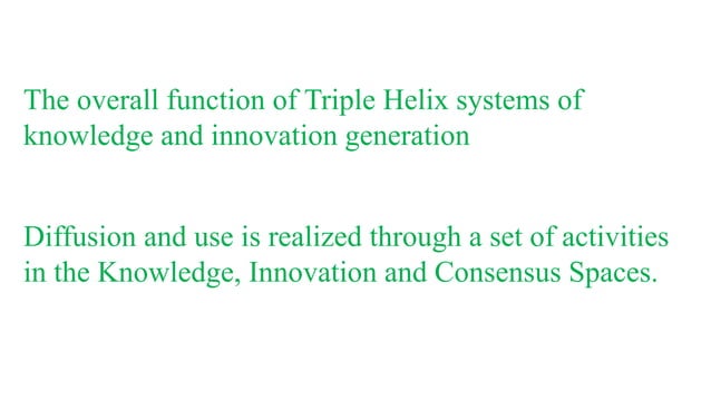 Triple Helix concept | PPTX